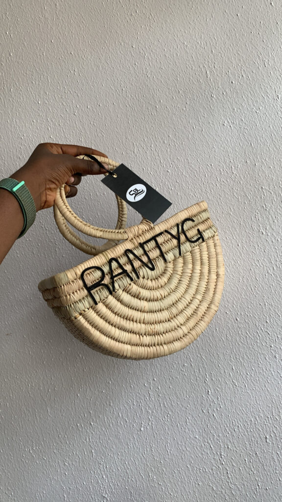 Arch Raffia Bag - Stitchesbylope