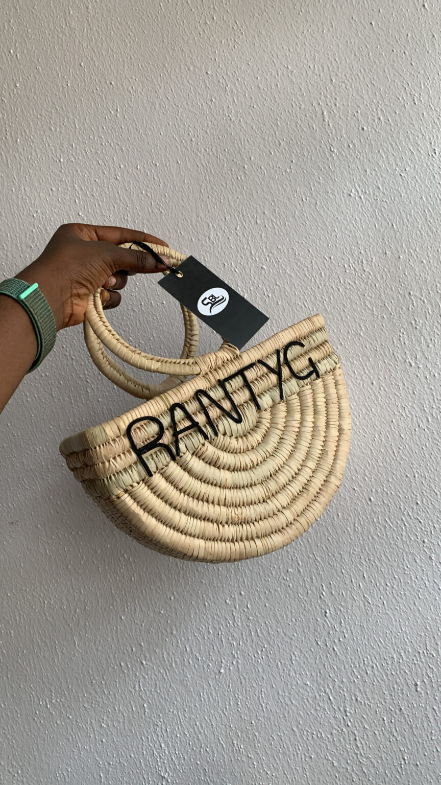 Arch Raffia Bag - Stitchesbylope