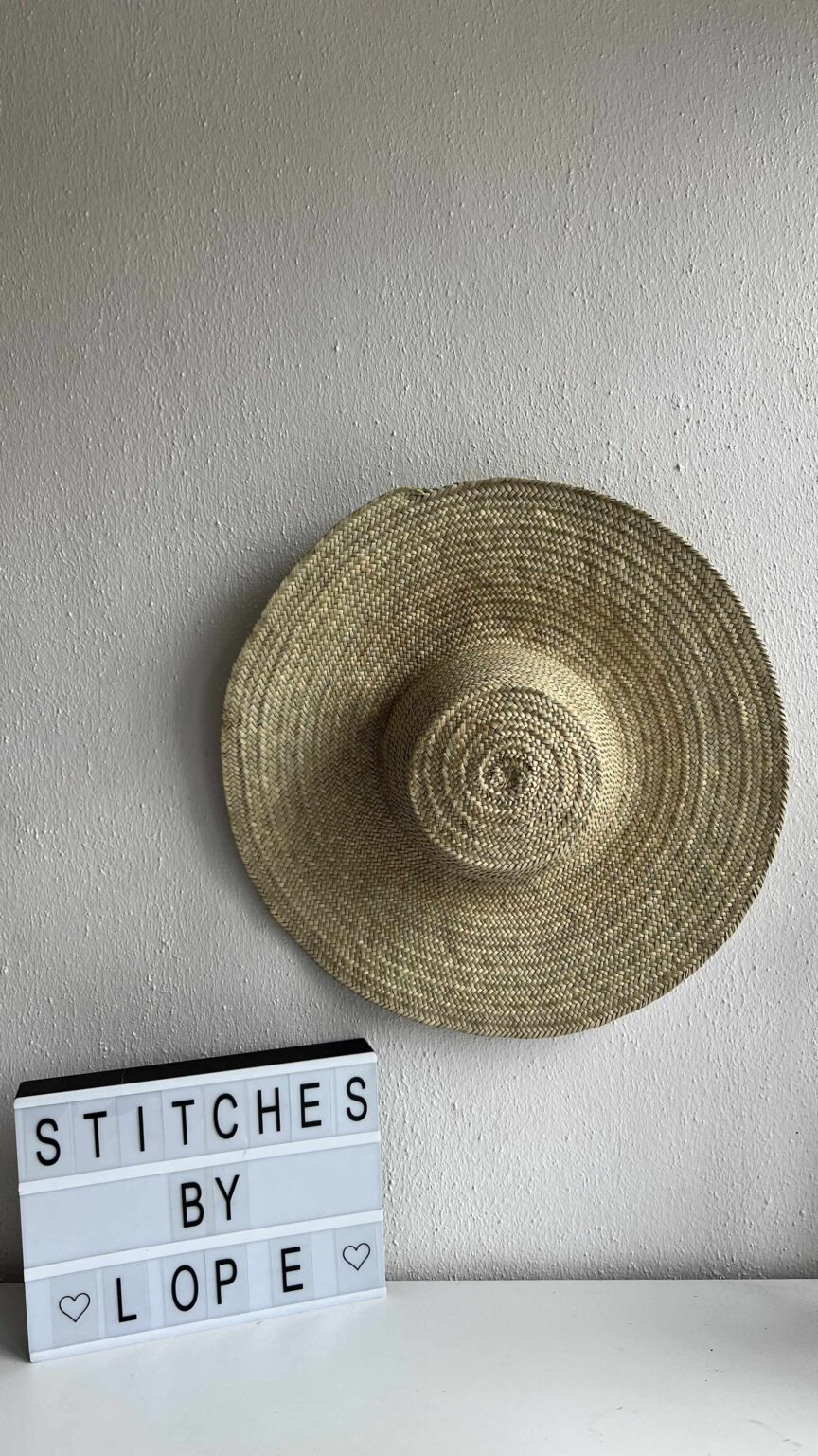 Zanzibar Raffia Hat - Stitchesbylope