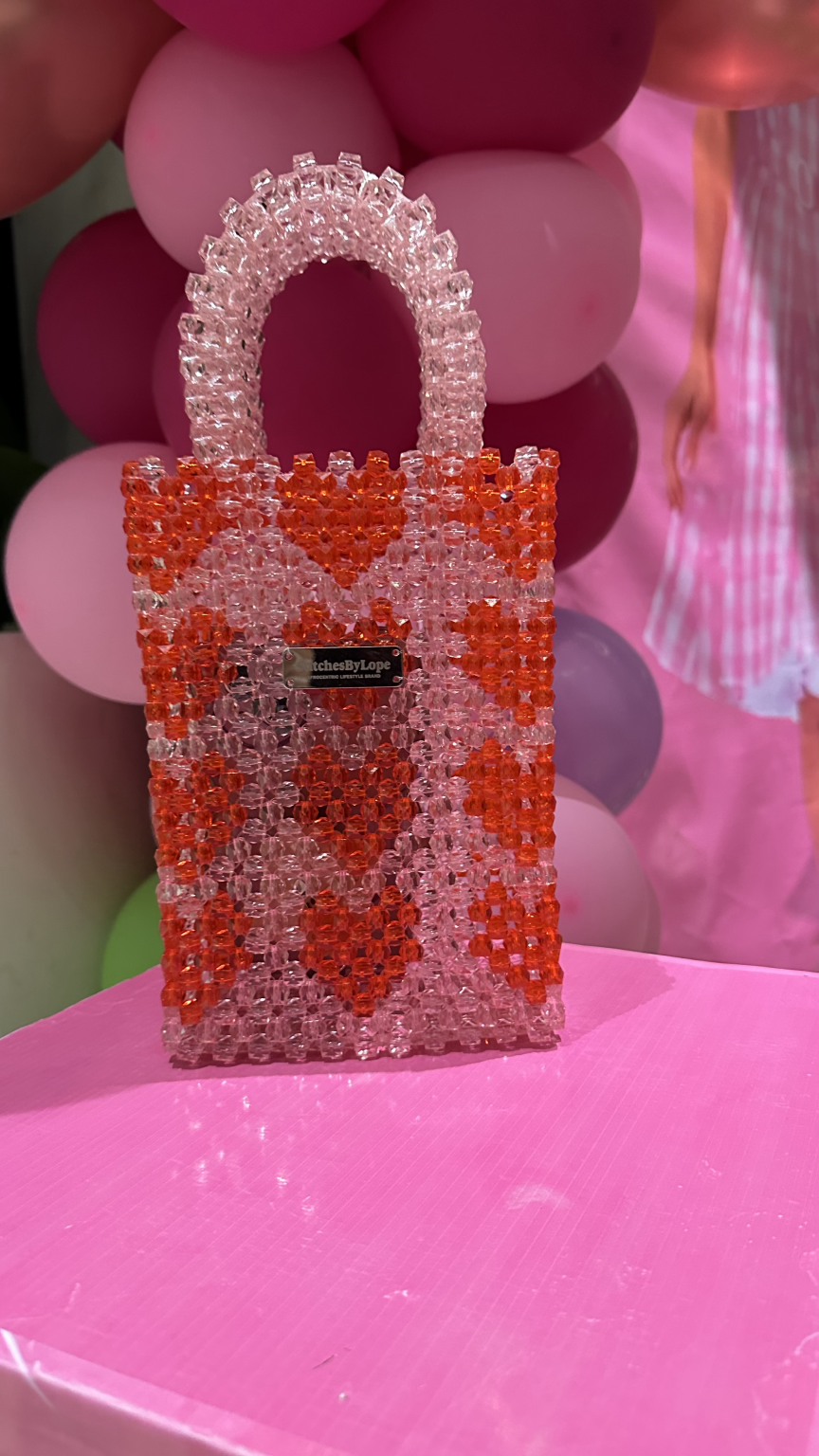 Spiky Love Bead Bag