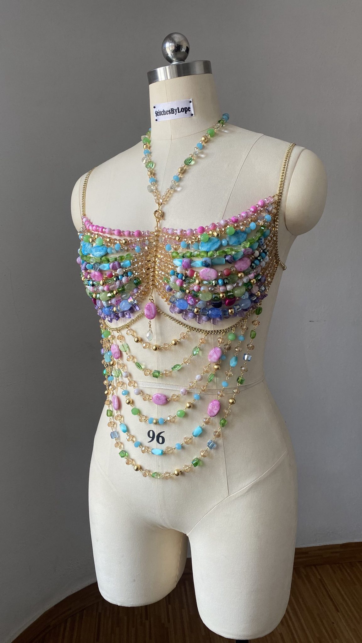 Pastel Gemstone Bralette